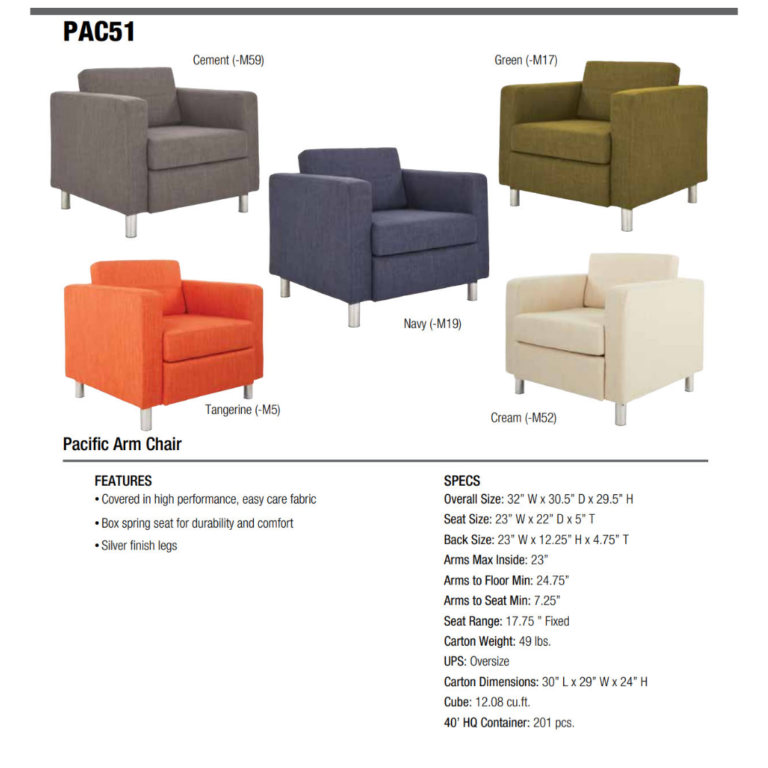 Pacific Lounge Chair for Office Furniture | Furniture Concepts